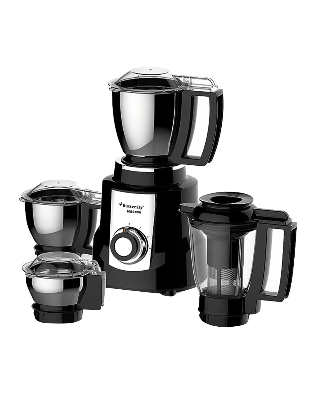 Buy Butterfly Magnum Black 4 Jars Mixer Juicer - Juicer Mixer Grinder ...