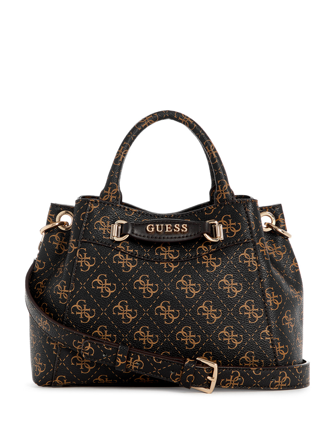 Buy GUESS Brand Logo Printed Swagger Handheld Bag - Handbags for Women ...