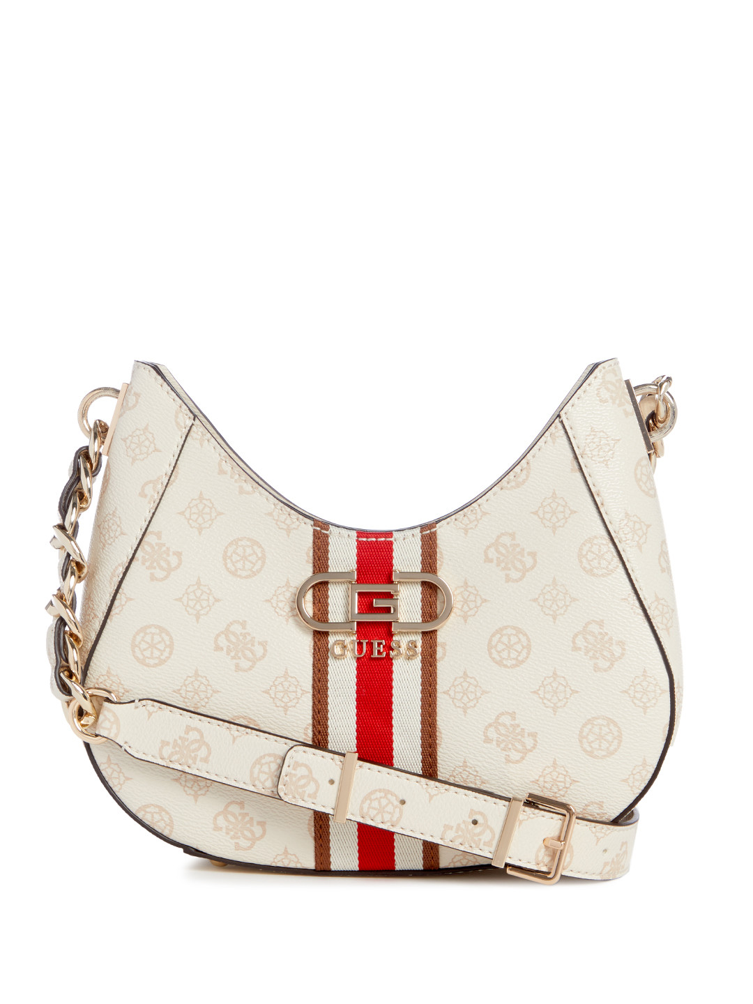 Buy GUESS Brand Logo Printed Structured Sling Bag - Handbags for Women ...
