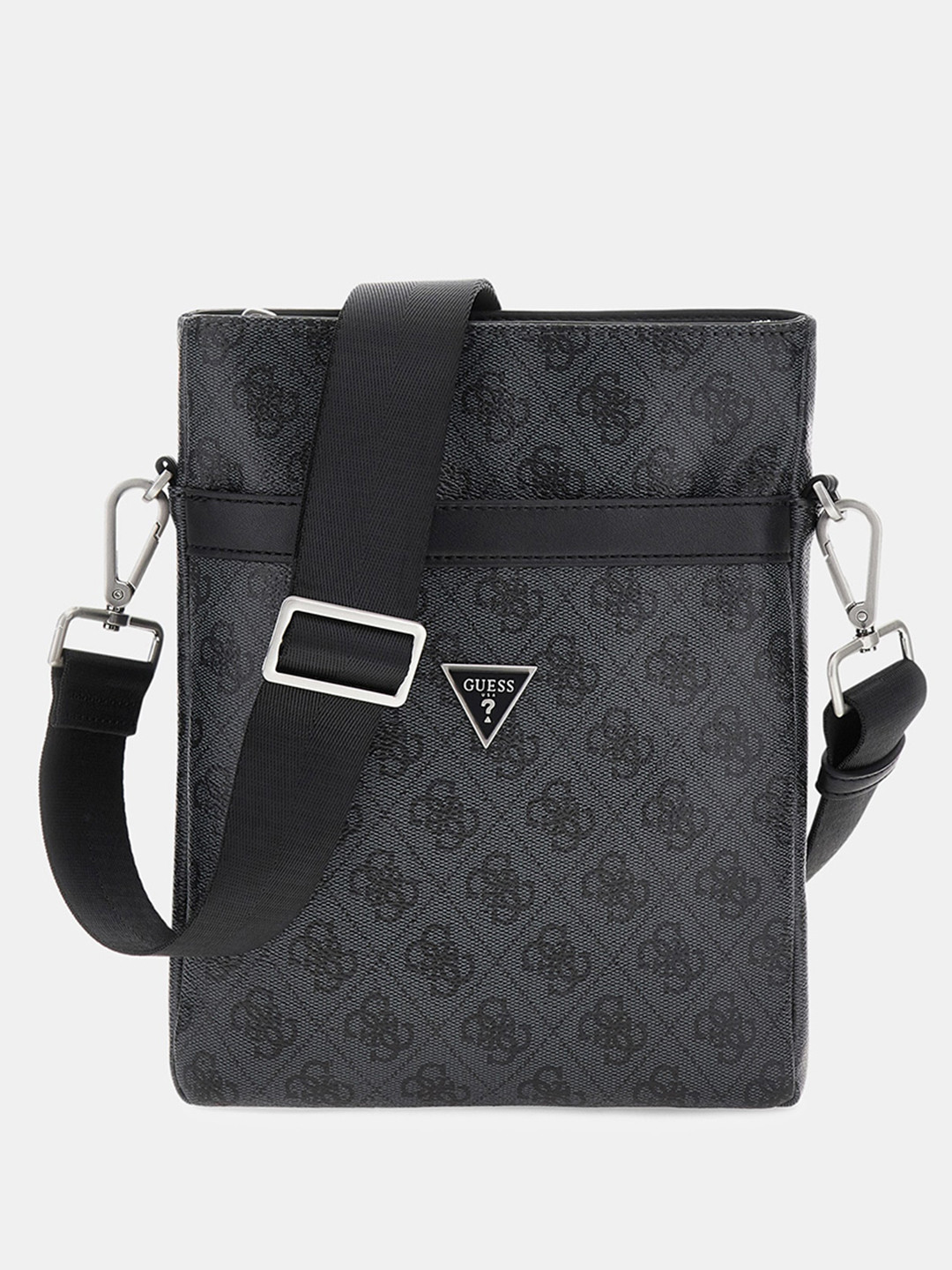 Buy GUESS Men Brand Logo Printed Messenger Bag - Messenger Bag for Men ...