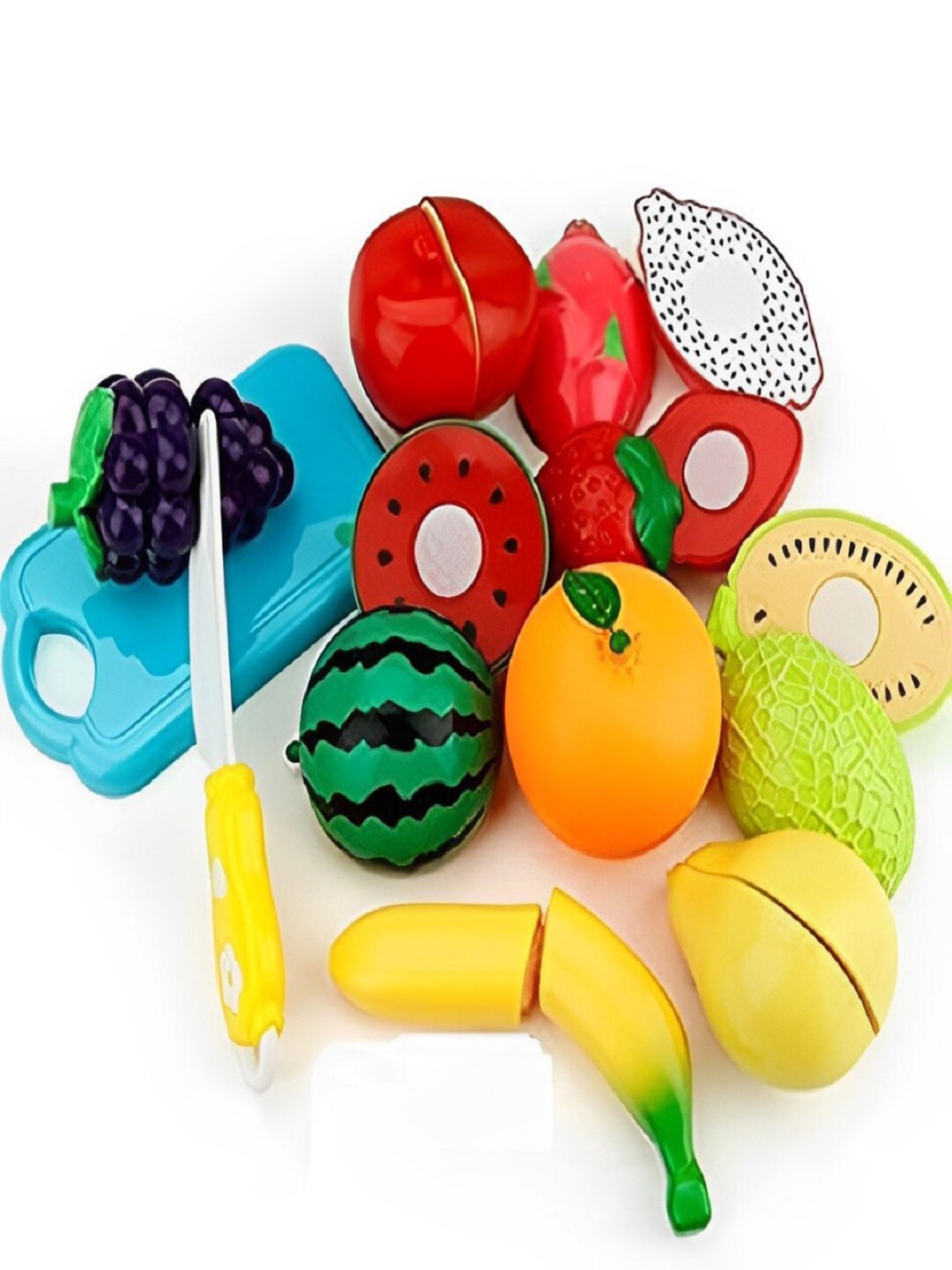 Buy PTV Realistic Sliceable Fruit Cutting Toy Set - Activity Toys And ...