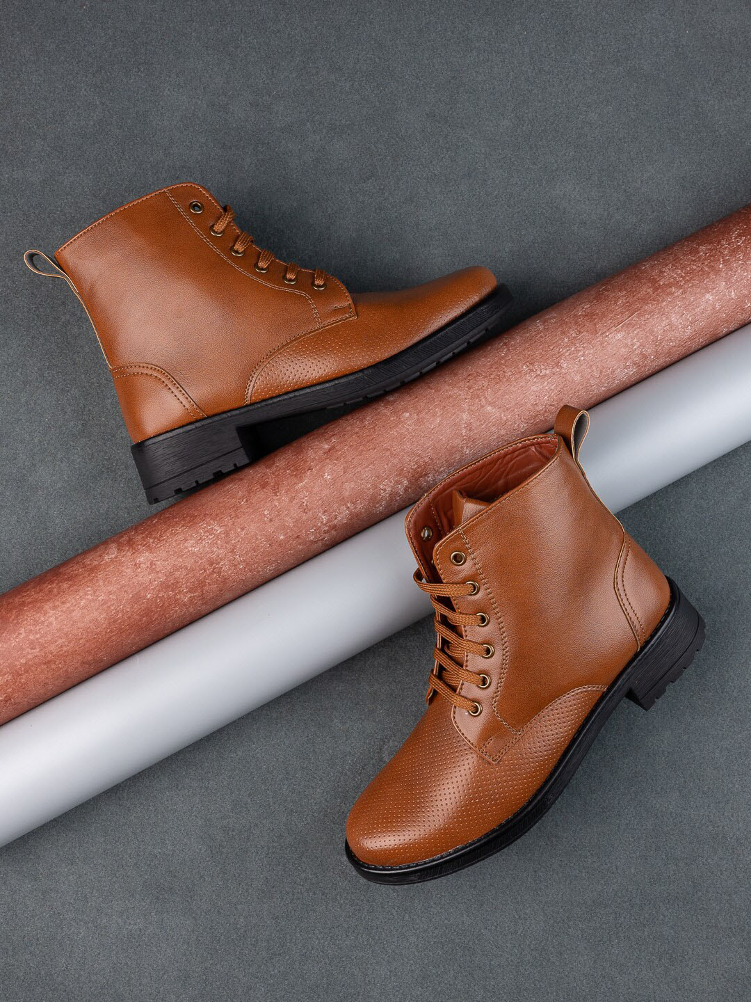 Buy The Roadster Lifestyle Co. Women Tan Coloured High Top Regular ...