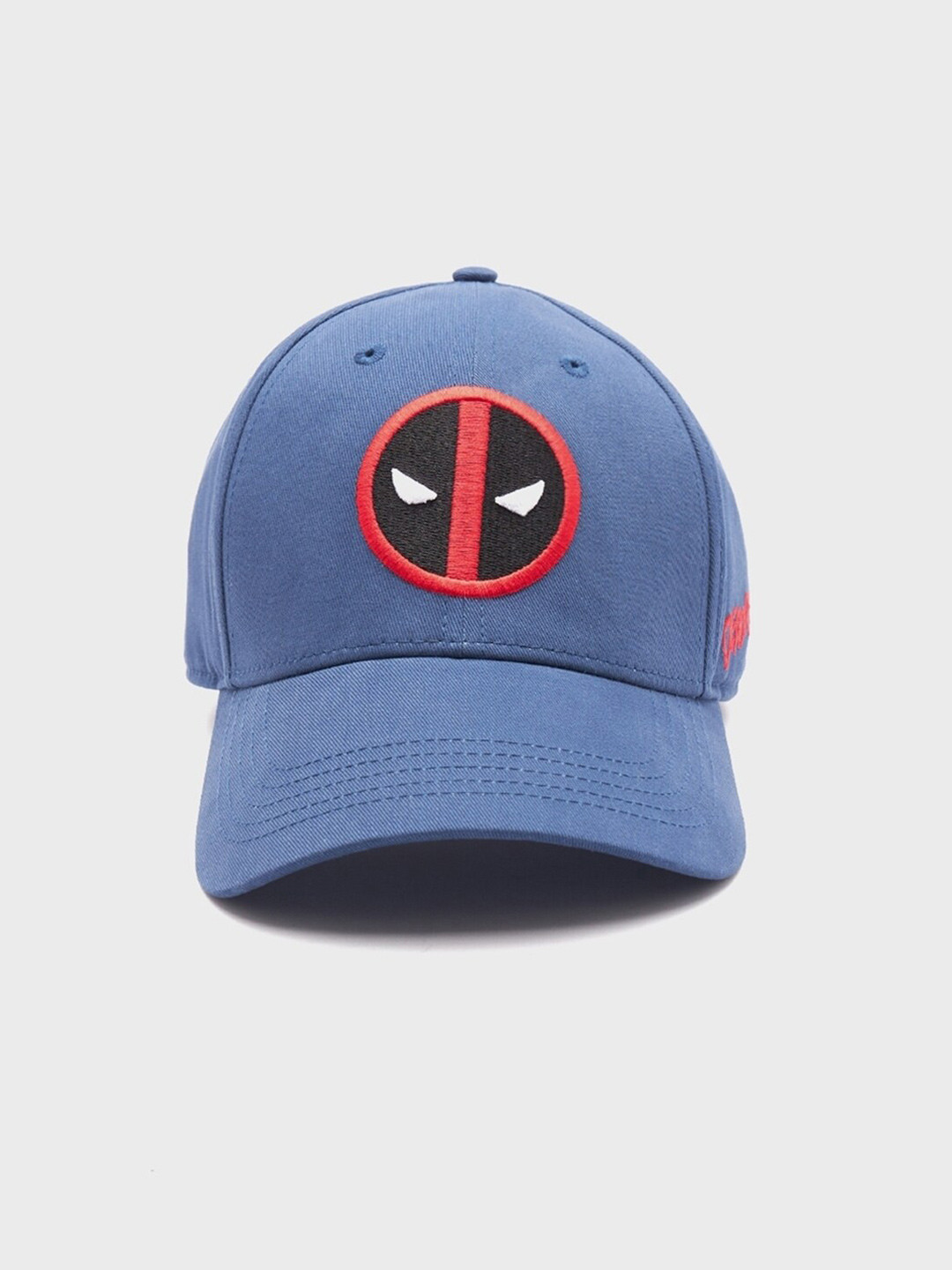 Buy Bewakoof Unisex Deadpool Marvel Embroidered Cotton Baseball Cap ...