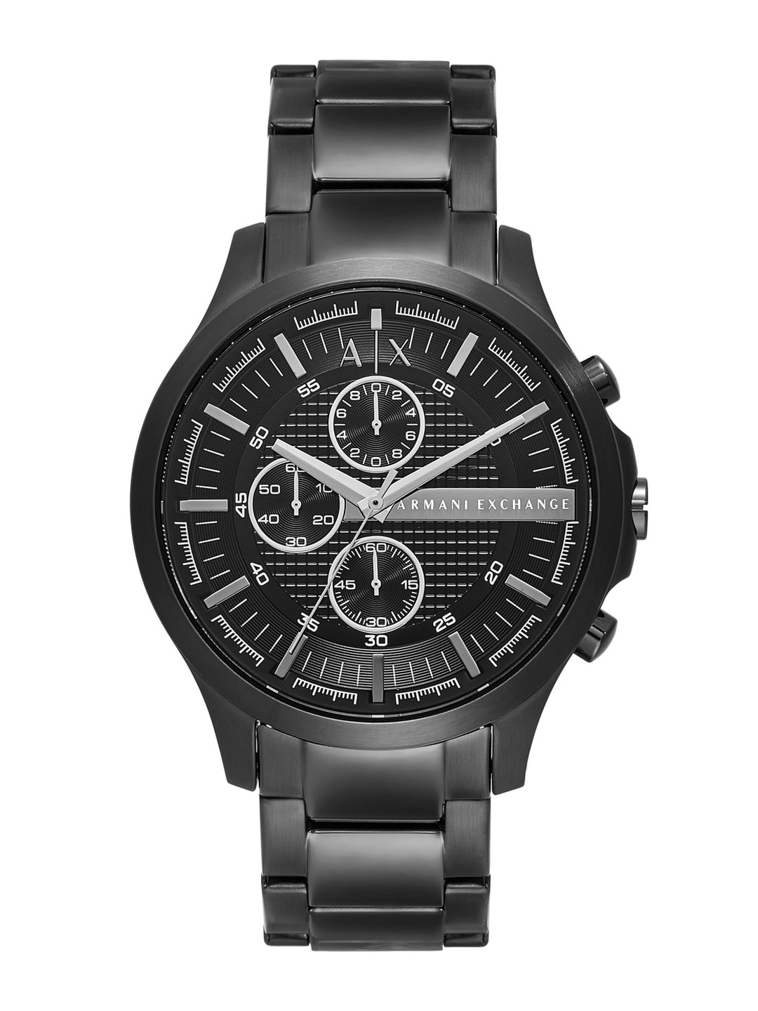 Buy Armani Exchange Men Textured Stainless Steel Bracelet Style Straps ...