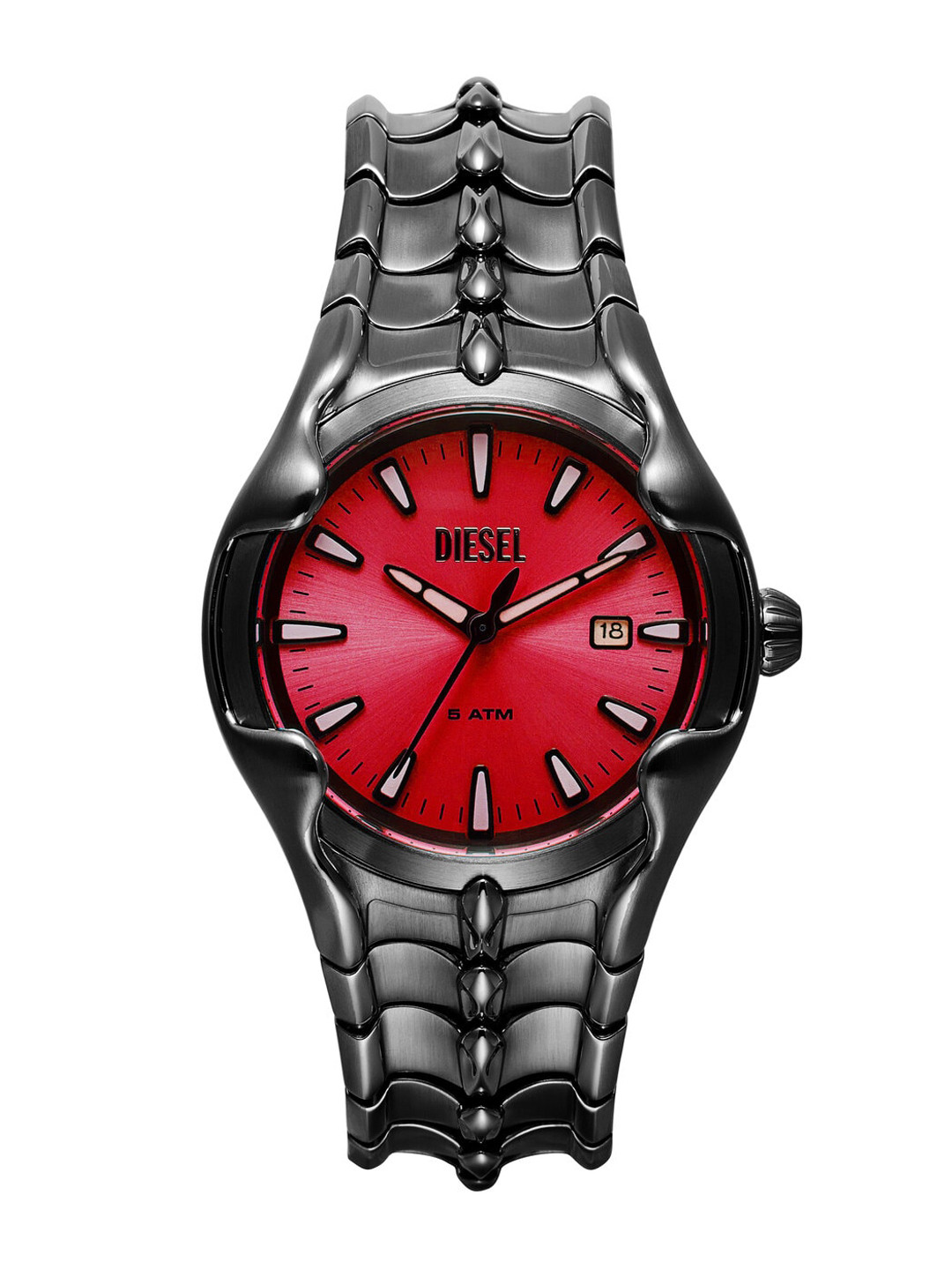 Buy DIESEL Vert Men Stainless Steel Bracelet Style Straps Analogue ...