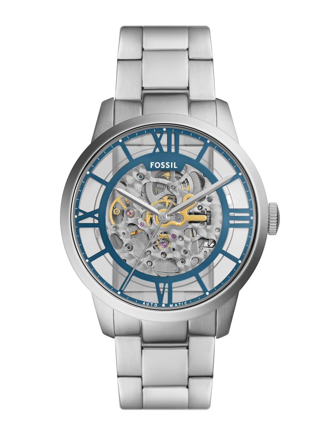 Buy Fossil Townsman Men Stainless Steel Analogue Automatic Motion ...