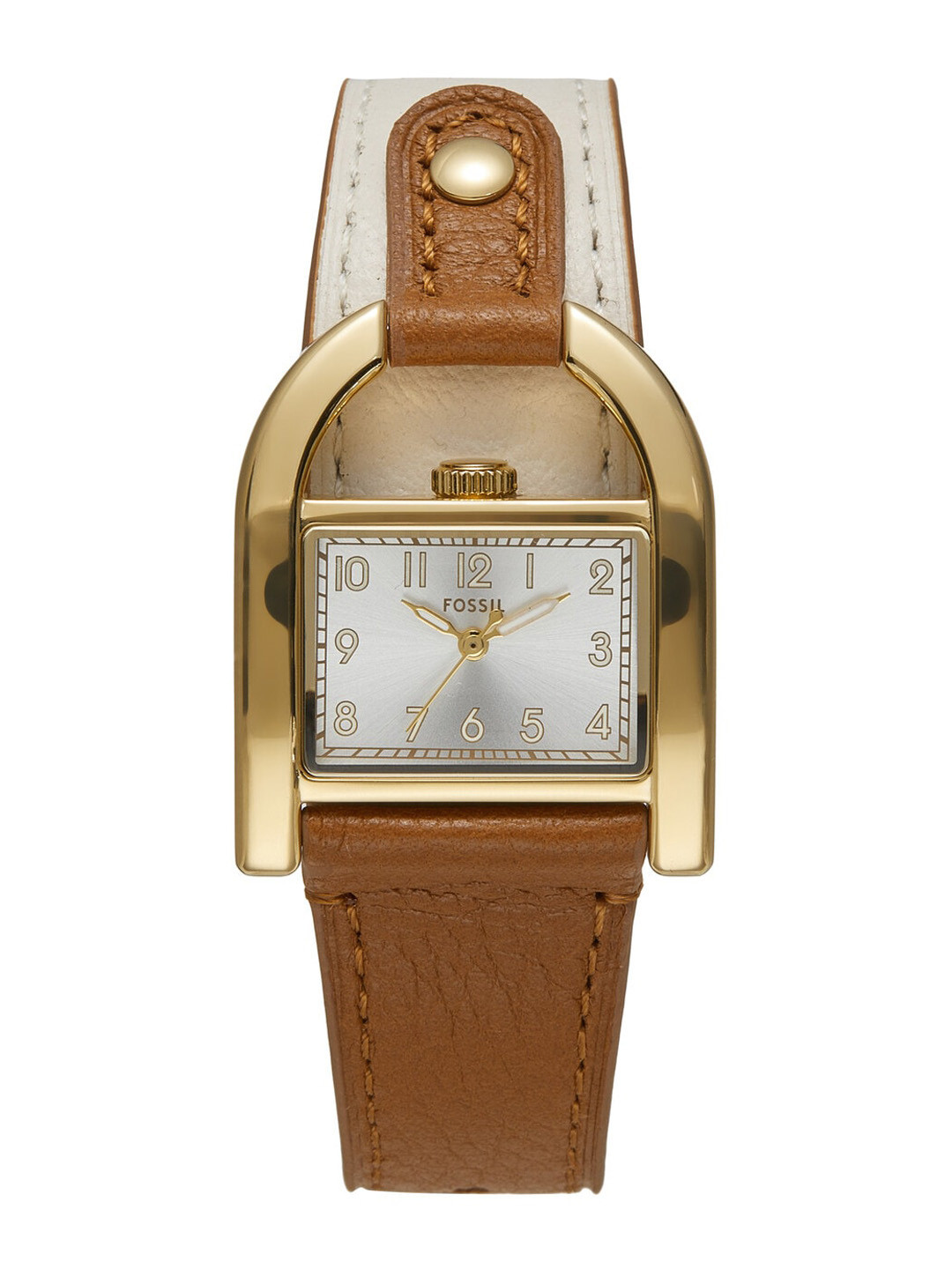 Buy Fossil Women Embellished Dial & Leather Straps Analogue Watch ...