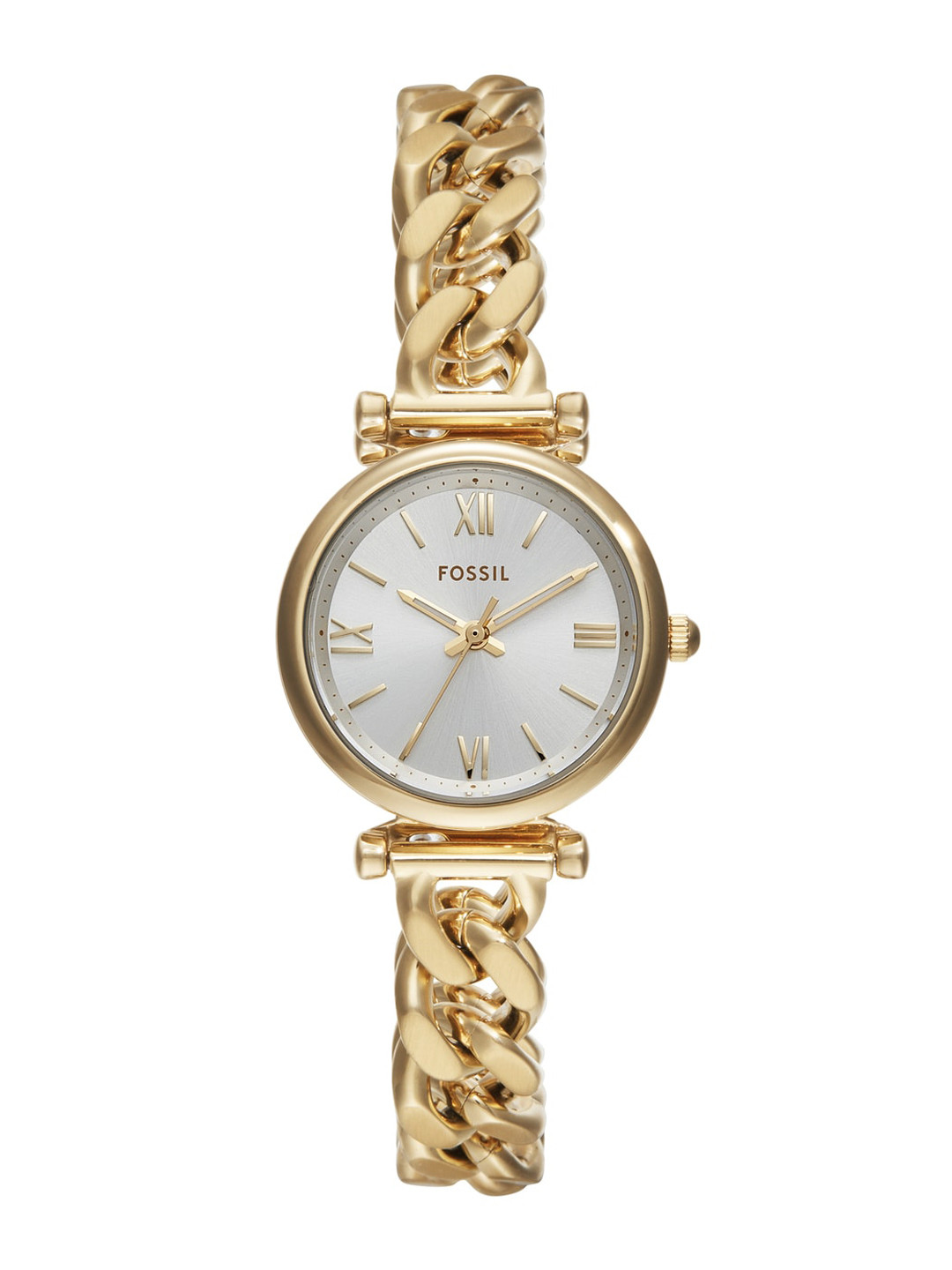 Buy Fossil Women Round Dial & Stainless Steel Bracelet Style Straps ...