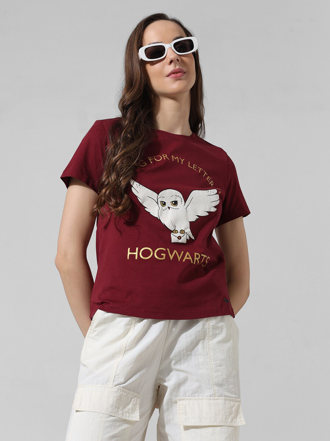 Buy ONLY Harry Potter Printed Round Neck Pure Cotton T Shirt - Tshirts ...