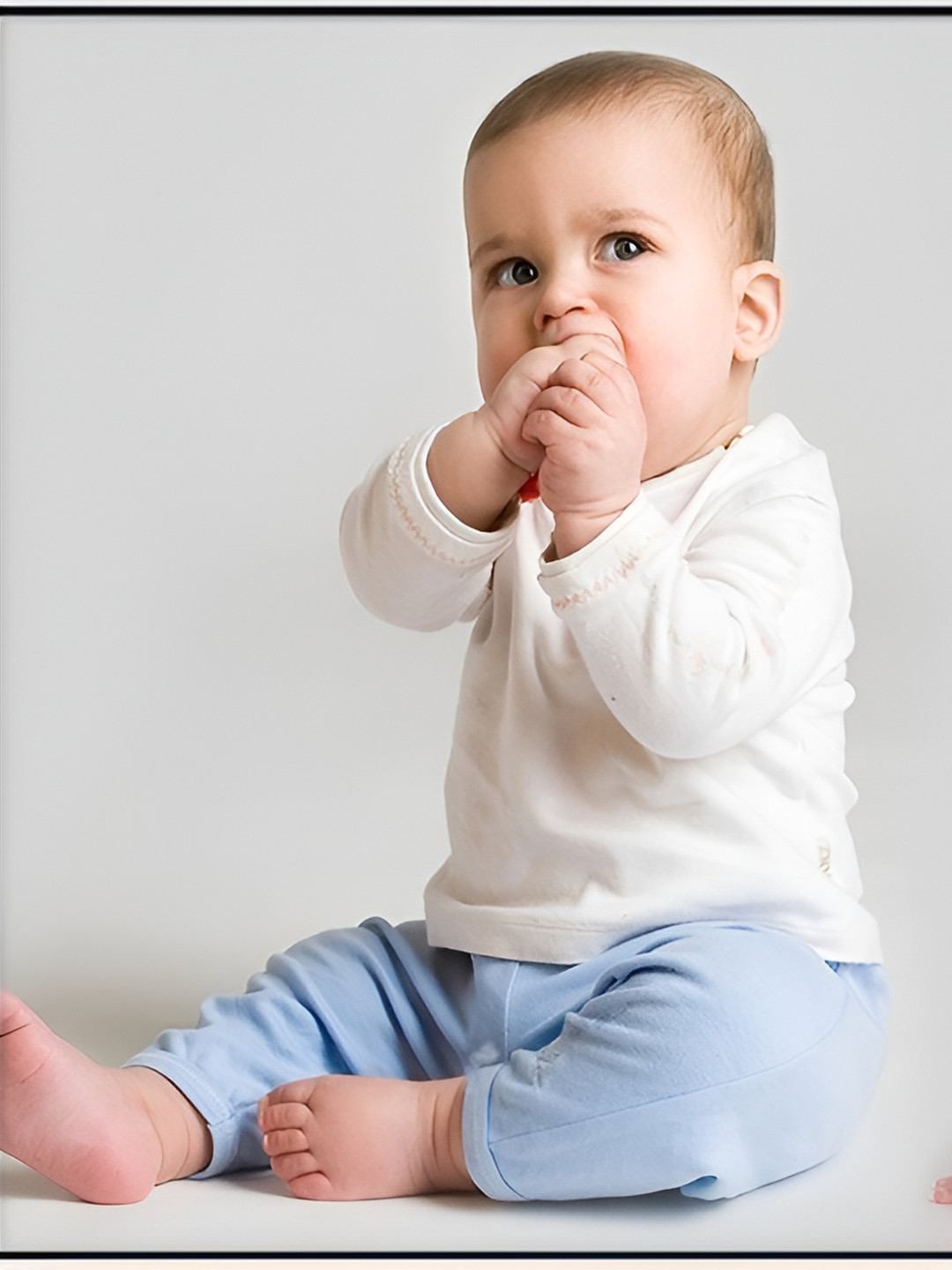 Buy PnF White & Blue Baby Poster Wall Sticker - Decals And Stickers for ...