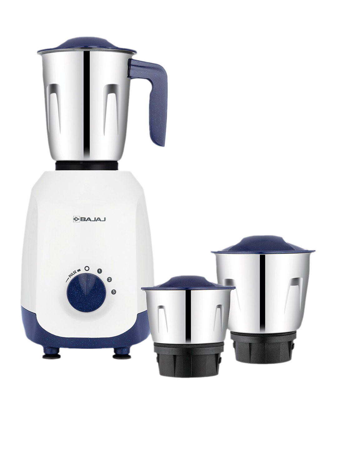 Buy Bajaj Ninja Series White & Blue Contempo 500W Mixer Grinder ...