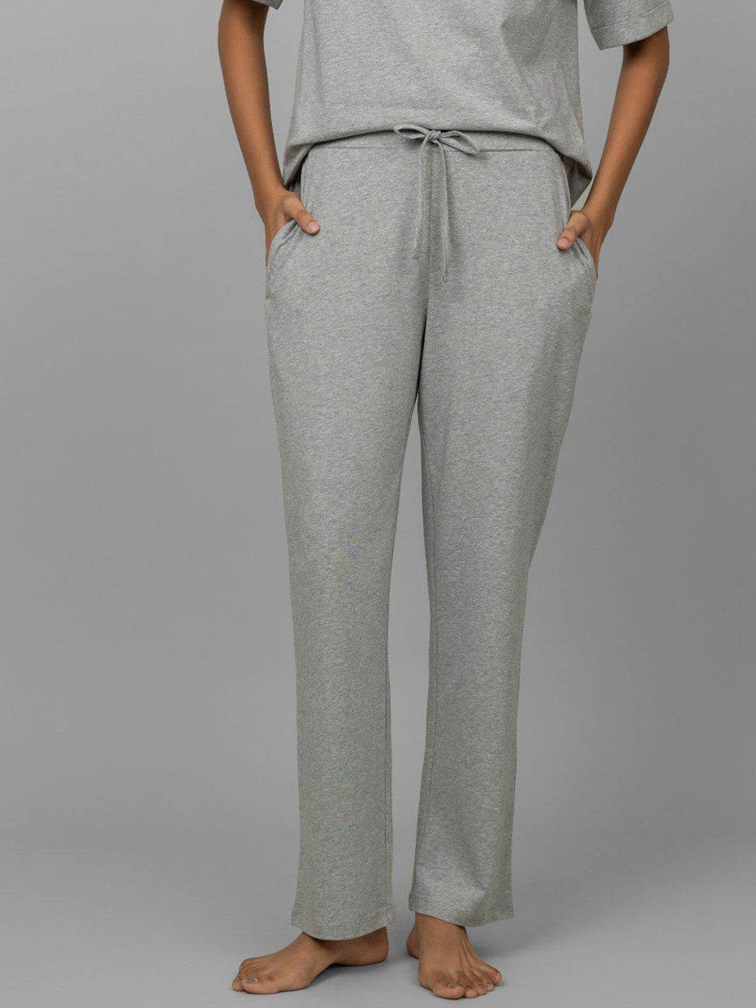 Buy Necesera Women Jet Set Zen Mid Rise Straight Lounge Pants - Lounge ...