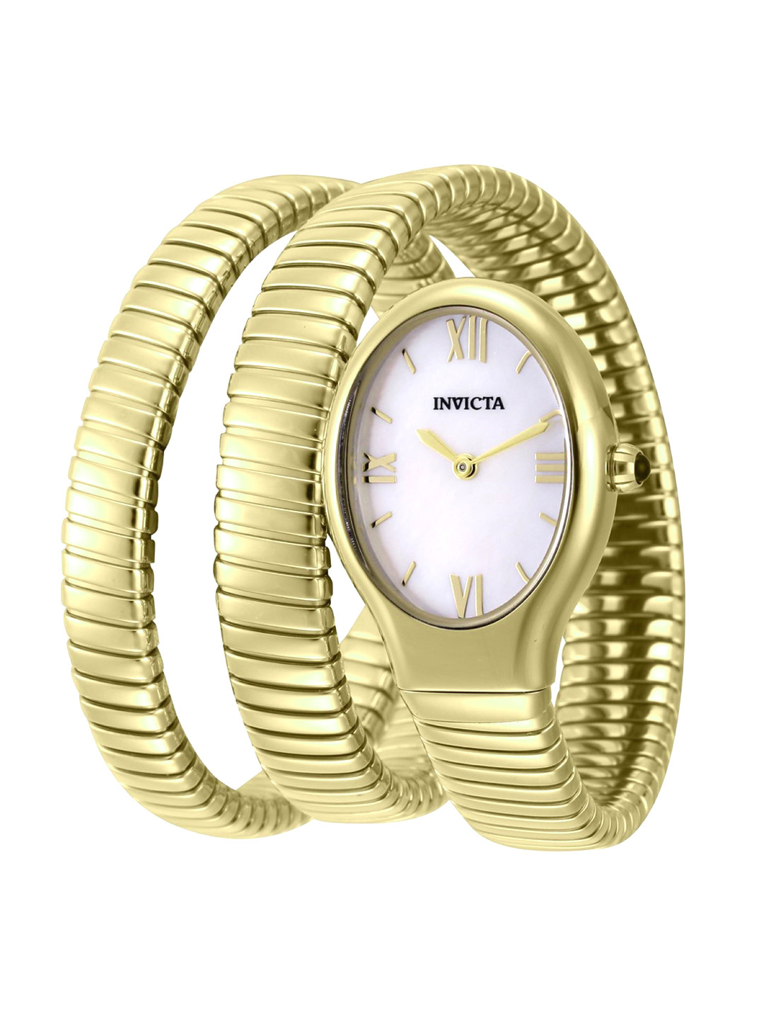 Buy Invicta Mayamar Women Stainless Steel Wrap Around Straps Analogue ...