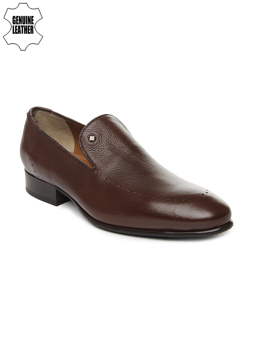 Buy Ruosh Men Tan Leather Formal Shoes - Formal Shoes for Men 275066 ...