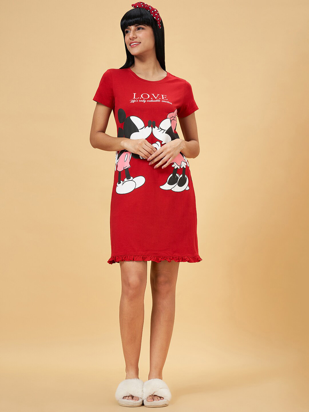 Buy Dreamz By Pantaloons Cartoon Characters Printed Pure Cotton ...