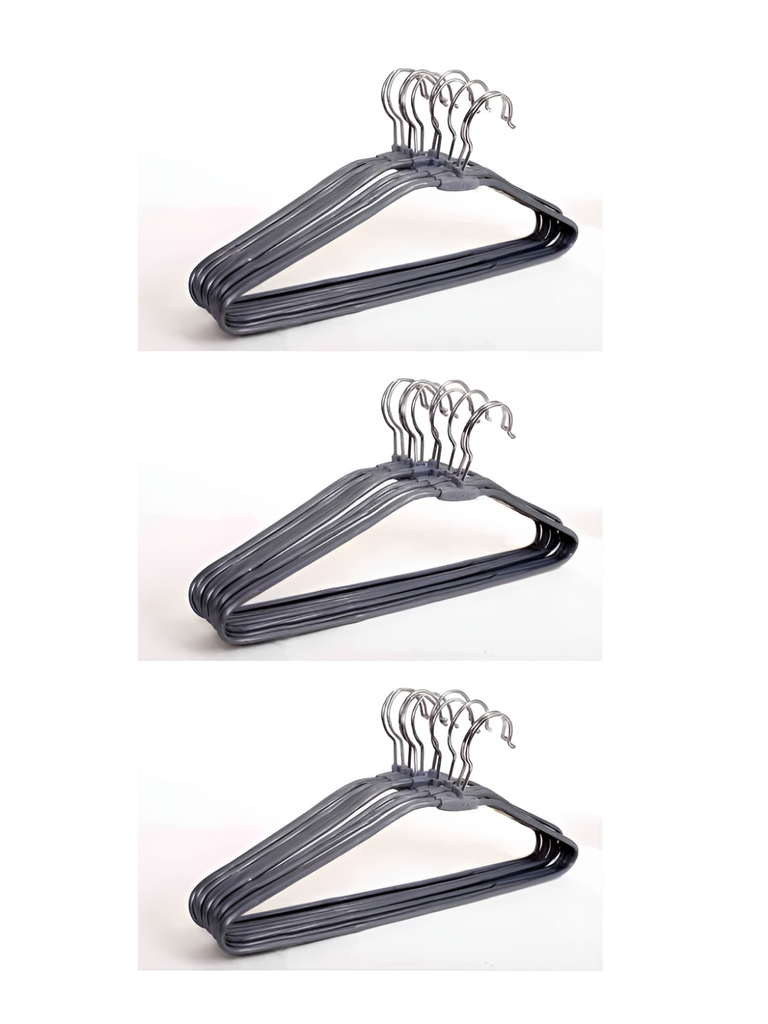 Buy SINAL 30 Pieces Black Steel Bar Hanger - Hanger for Unisex 27516024 ...