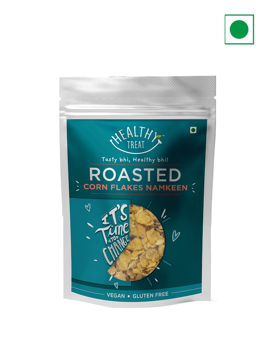 Buy Healthy Treat Pack Of 10 Roasted Corn Flakes Namkeen 100 Gms Each ...