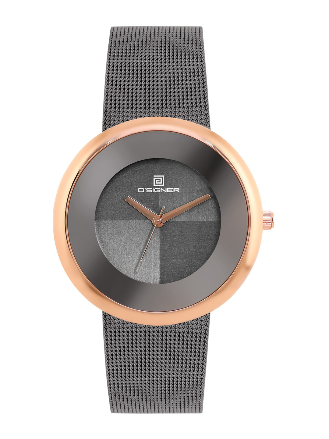 Buy Dsigner Women Brass Dial & Stainless Steel Bracelet Style Straps ...