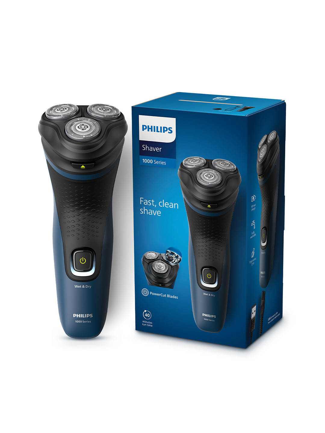 Buy Philips Men Electric Shaver S1151/03 3D Floating Heads With Comfort ...