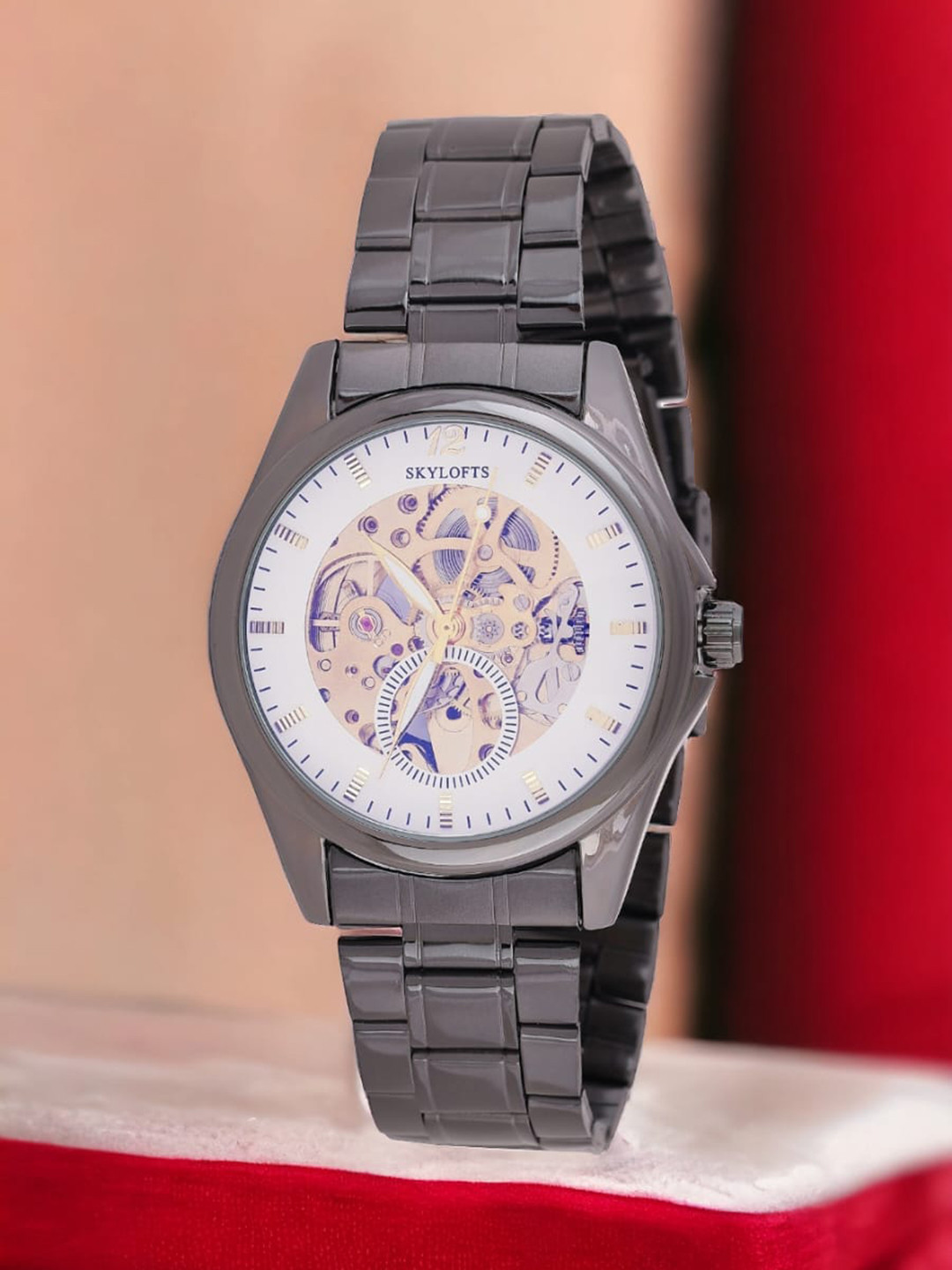 Buy SKYLOFTS Men Stainless Steel Analogue Chronograph Automatic Motion ...