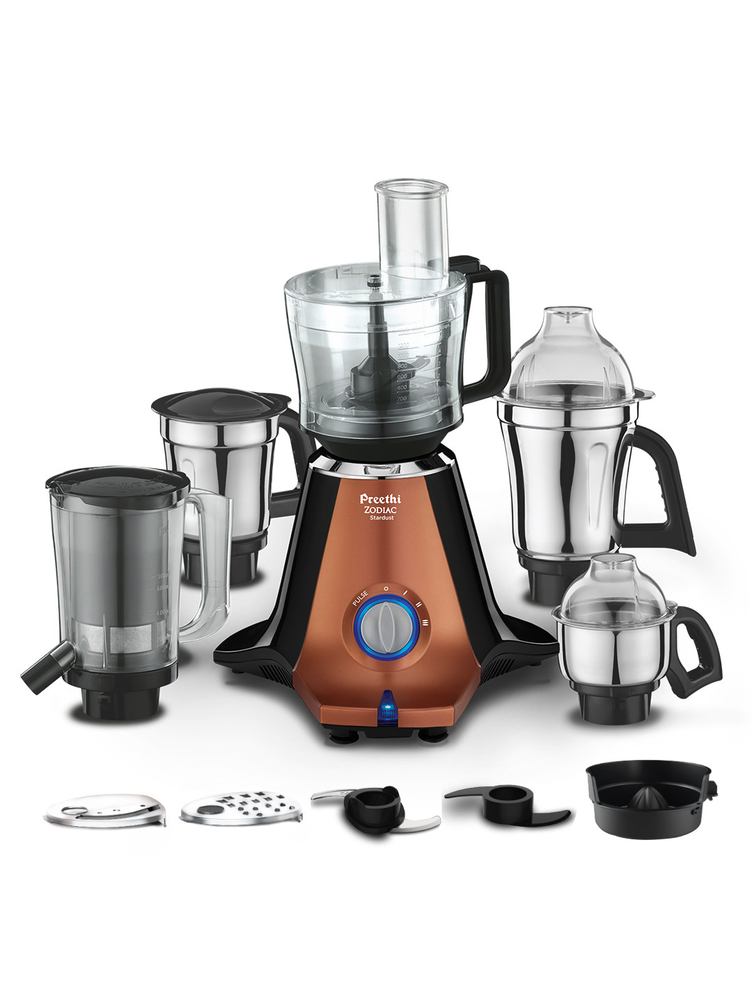 Buy Preethi Zodiac Stardust MG 265 Food Processor - Juicer Mixer ...