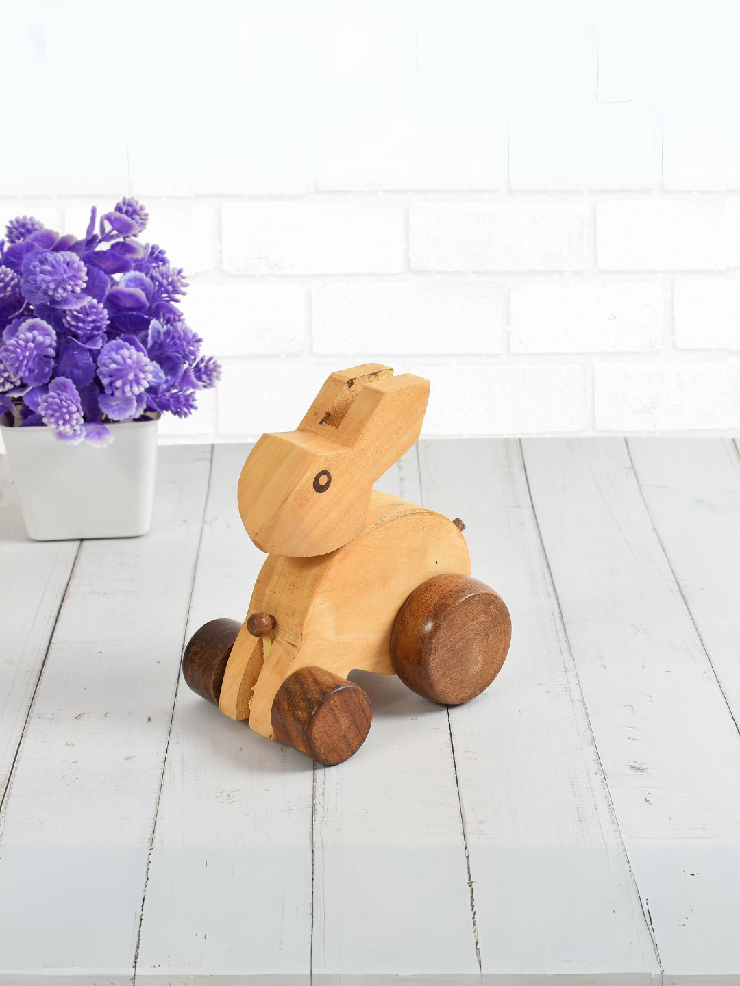 Buy CLIO'S HERITAGE STORE Kids Wooden Rabbit Toy - Toy Vehicles for ...