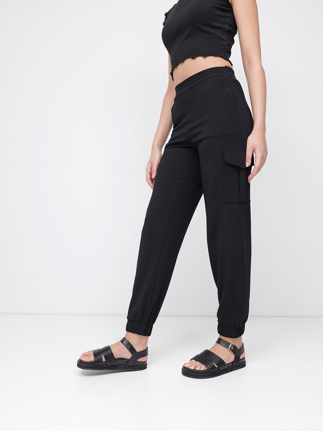 Buy DressBerry Women Utilitarian Chic Joggers - Trousers for Women ...