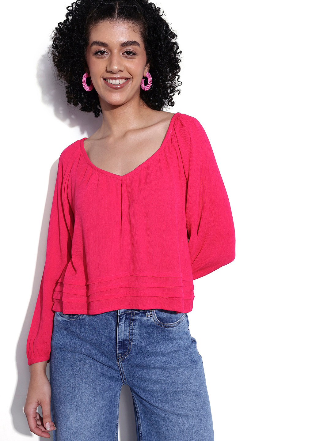 Buy DressBerry Oversized Fit Top - Tops for Women 27575202 | Myntra