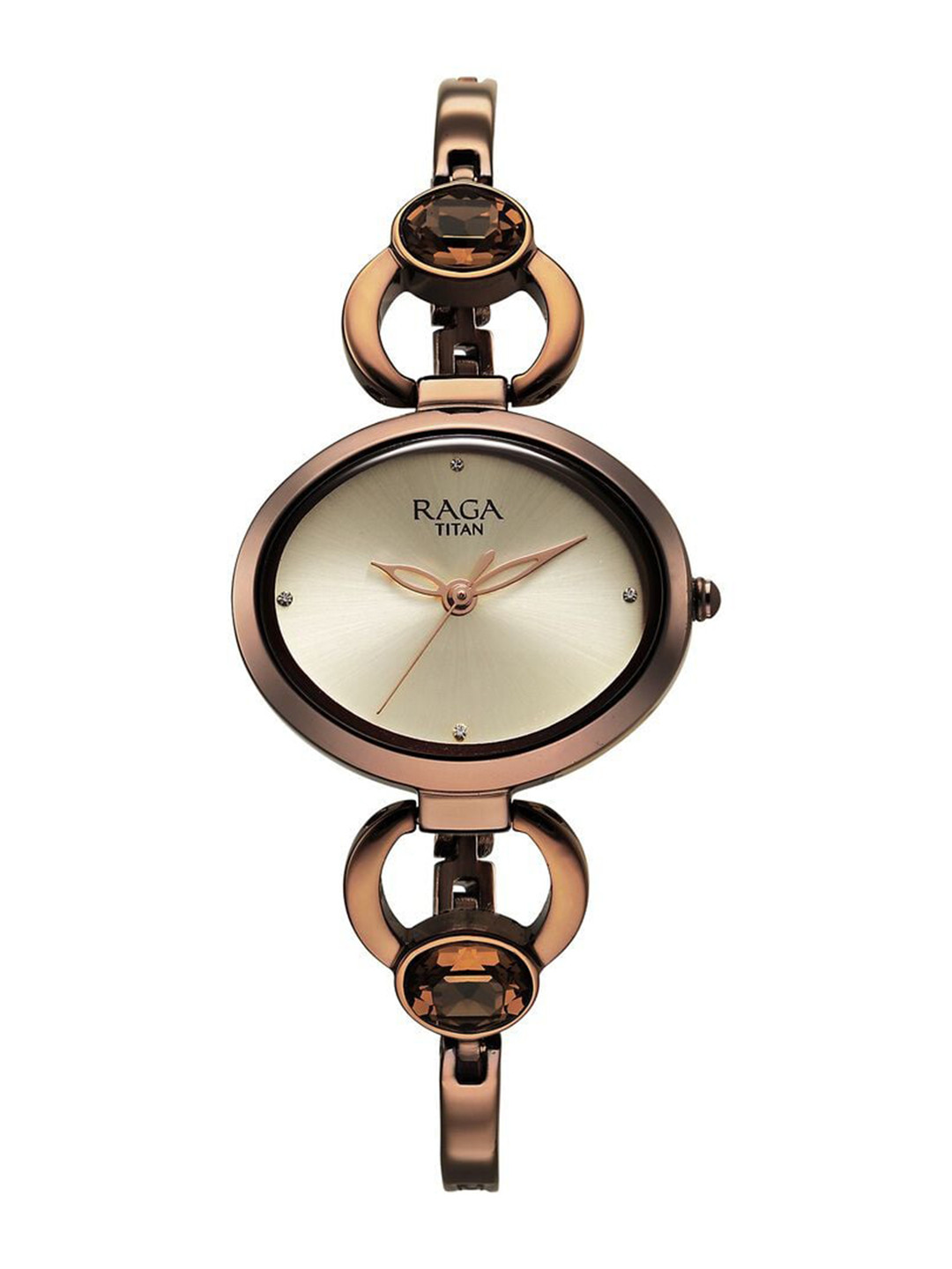 Buy Titan Raga Viva Women Bracelet Style Straps Analogue Watch 2621QM02 ...