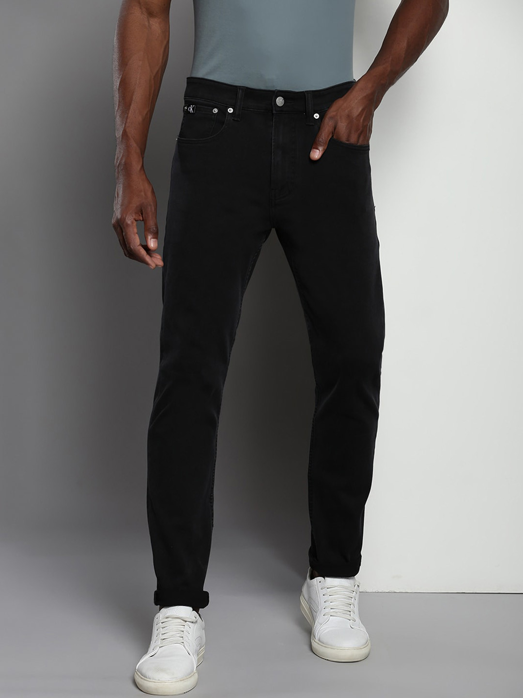 Buy Calvin Klein Jeans Men Mid Rise Clean Look Stretchable Jeans ...