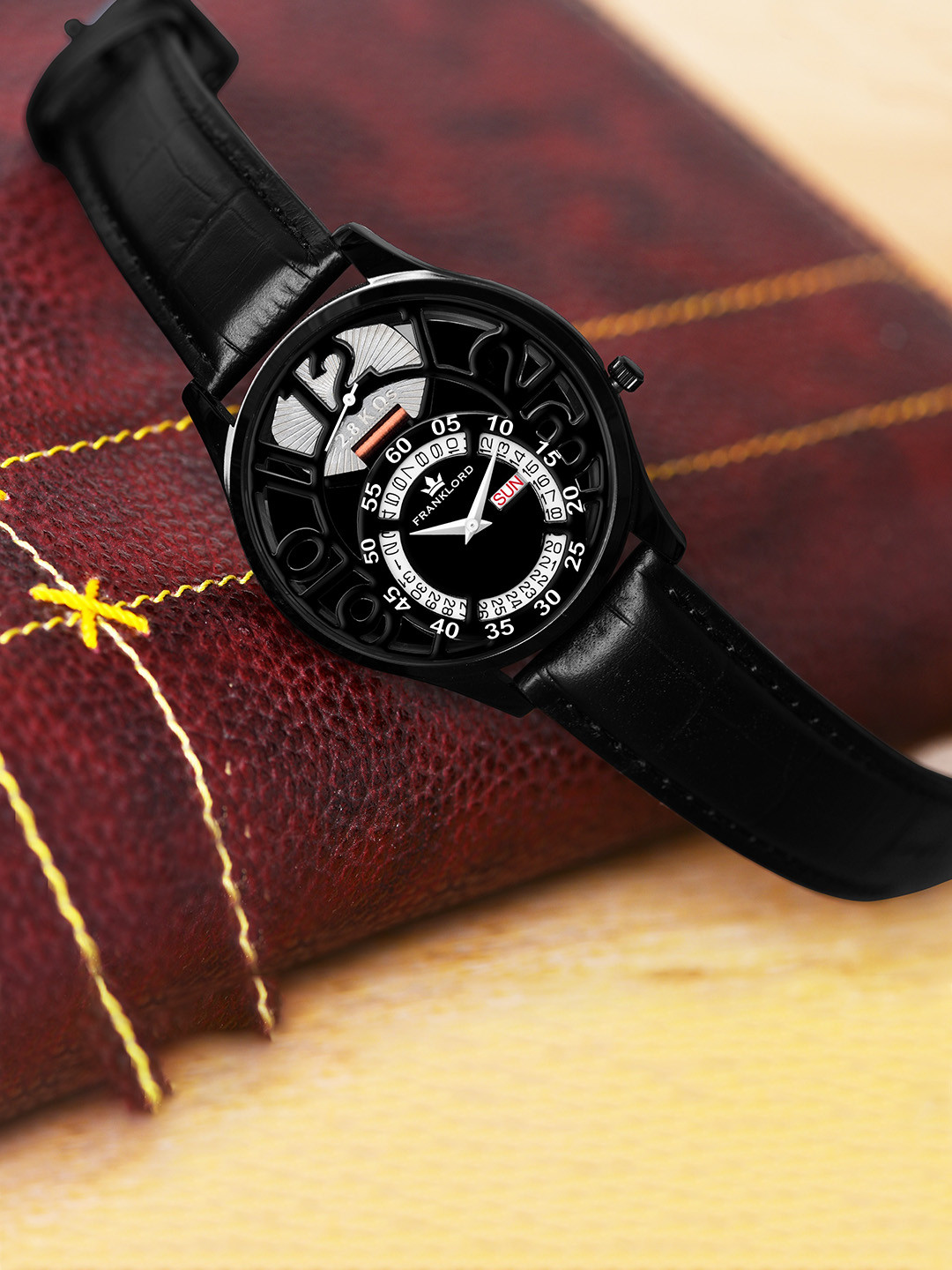 Buy Franklord SIDESECOND Men Skeleton Dial Analogue Watch F 000 BLG C ...