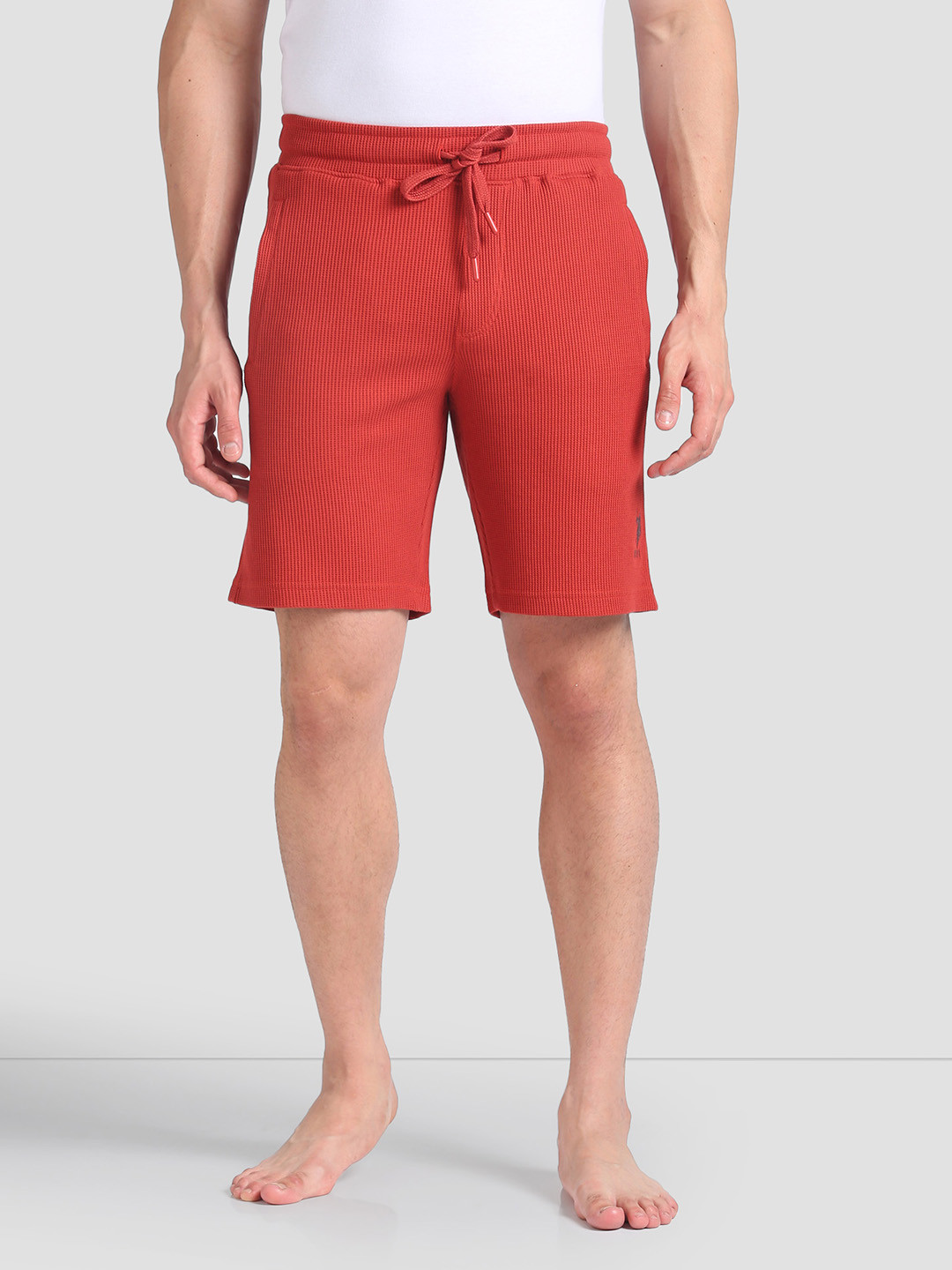 Buy U.S. Polo Assn. Men Mid Rise Self Design Shorts - Lounge Shorts for ...