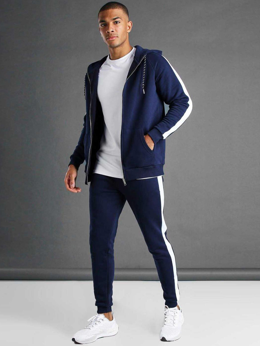 Buy NOBERO Hooded Long Sleeves Pure Cotton Tracksuits - Tracksuits for ...