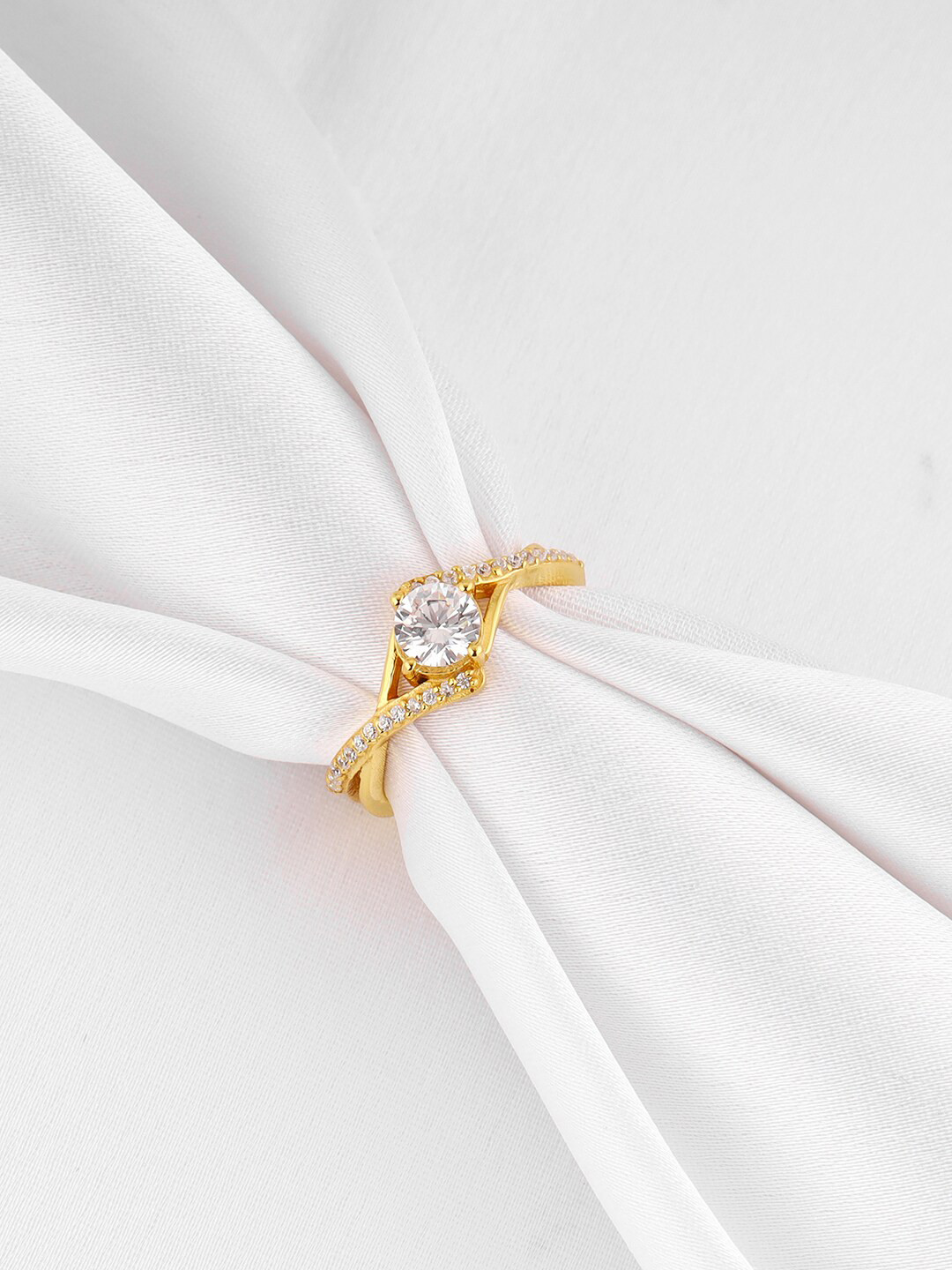 Buy GIVA Gold Plated 925 Sterling Silver Finger Ring - Ring for Women ...