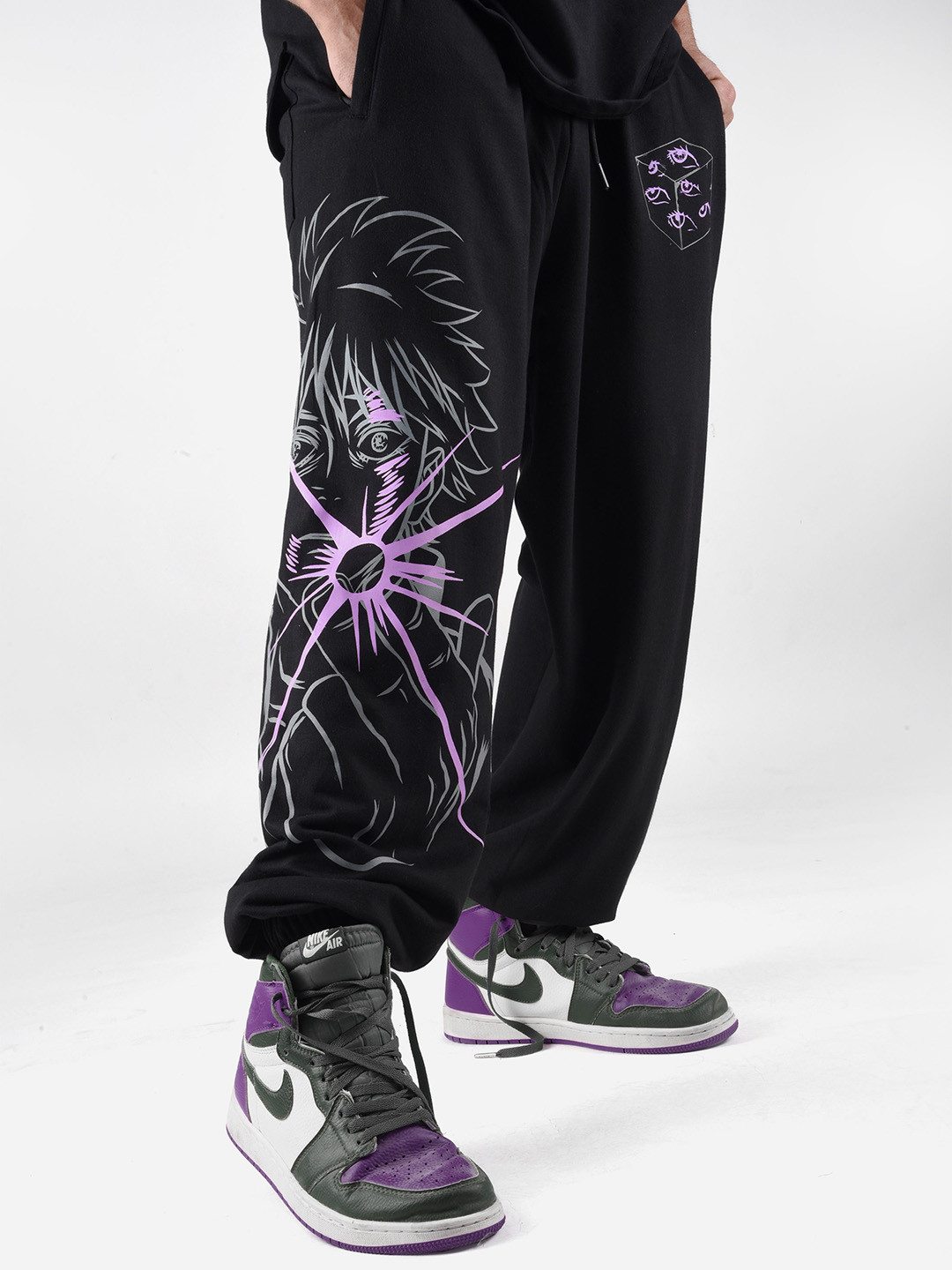 Buy COMICSENSE Men Jujutsu Kaisen Anime Hollow Gojo Printed Cotton ...