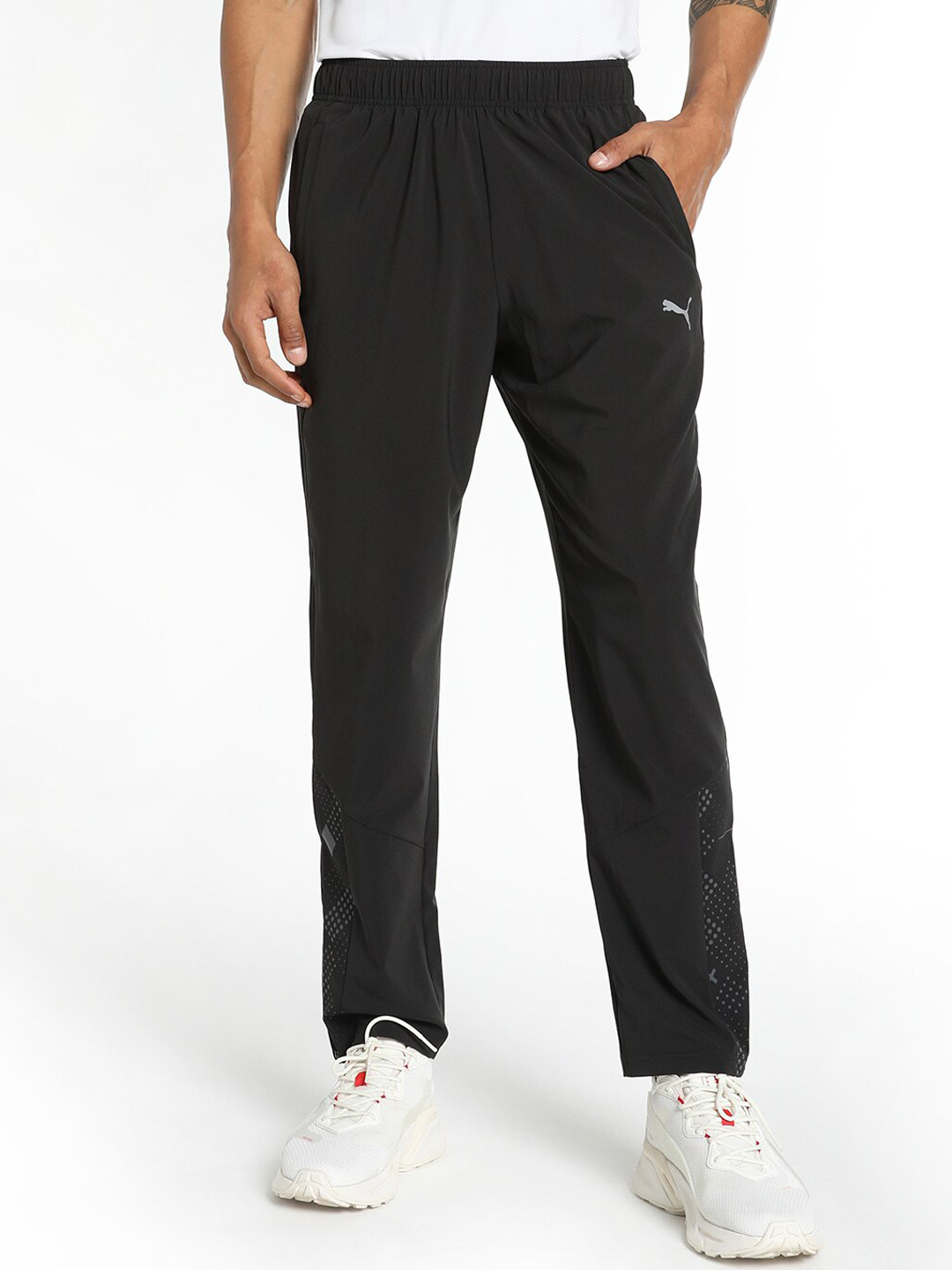 Buy One8 X PUMA Woven Slim Fit Mid Rise Track Pant - Track Pants for ...