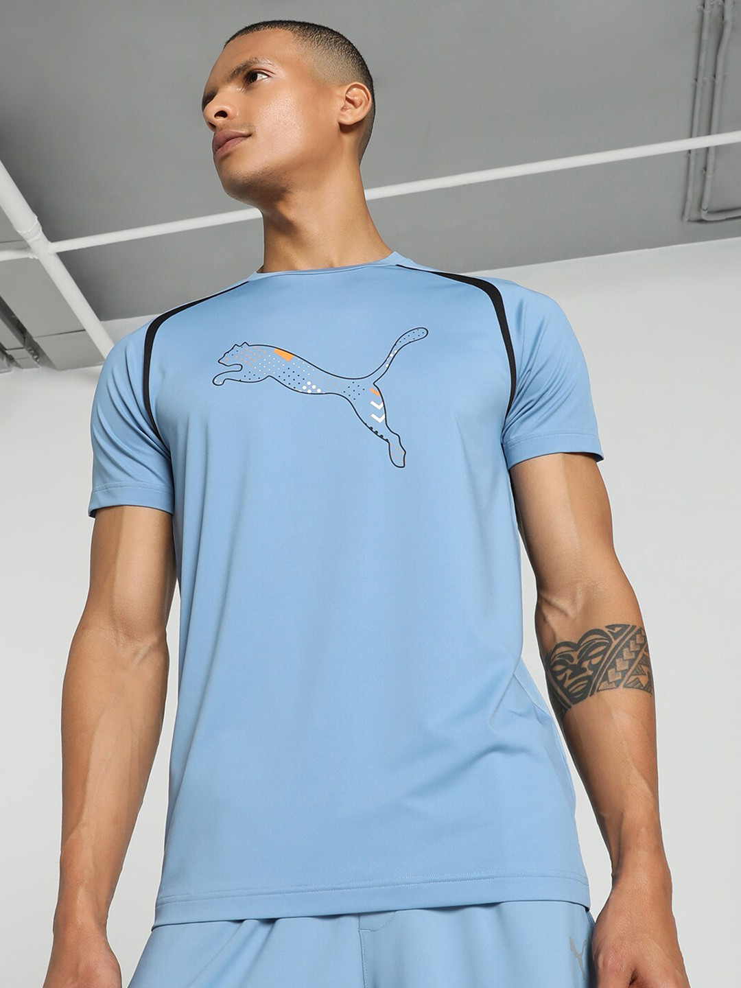 Buy One8 X PUMA Logo Printed Training Core Slim Fit T Shirt - Tshirts ...