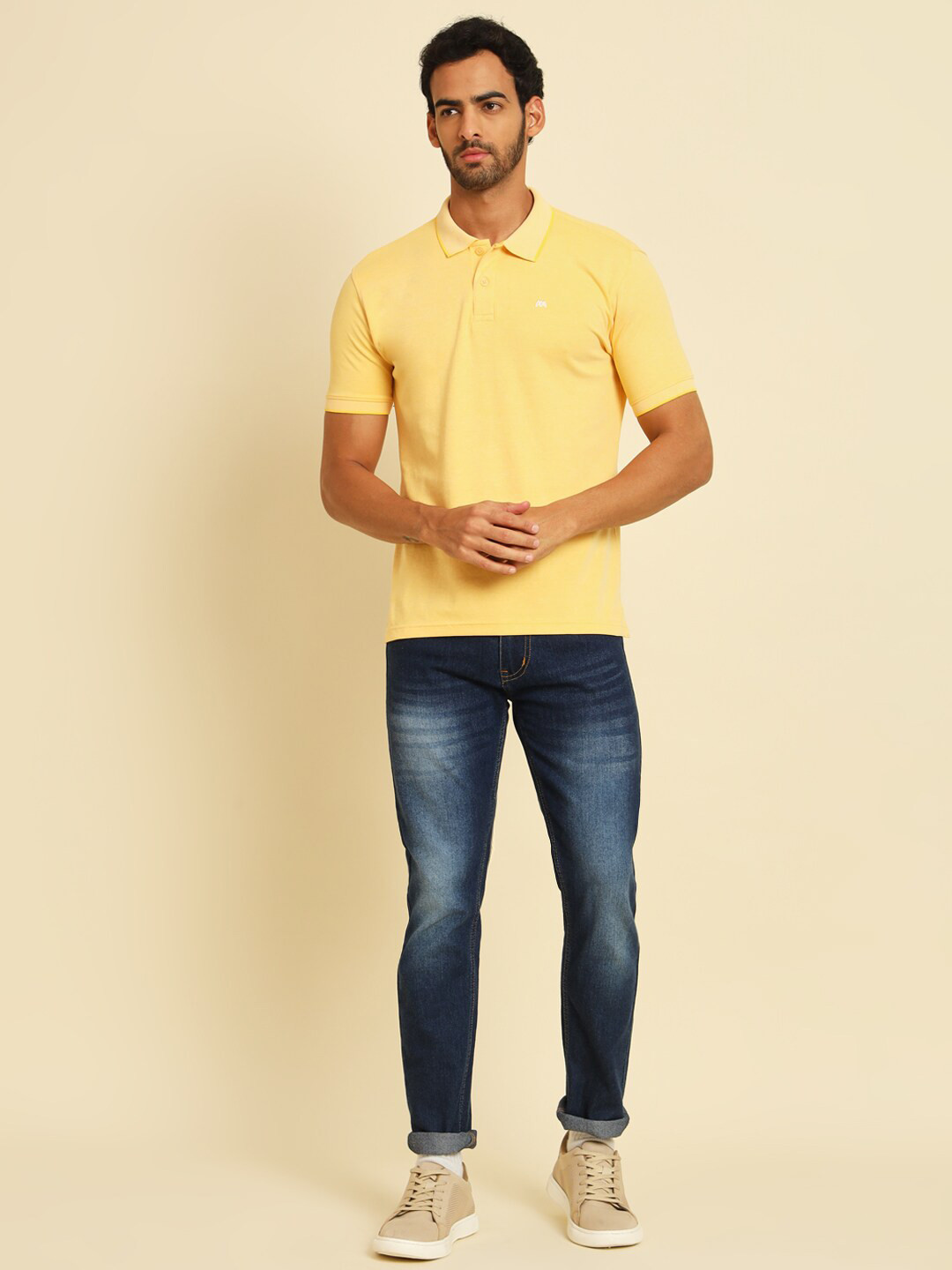 Buy MUWIN Polo Collar Short Sleeves Regular T Shirt - Tshirts for Men ...