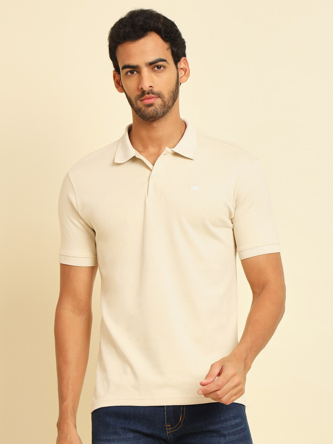 Buy MUWIN Polo Collar Short Sleeves Regular T Shirt - Tshirts for Men ...