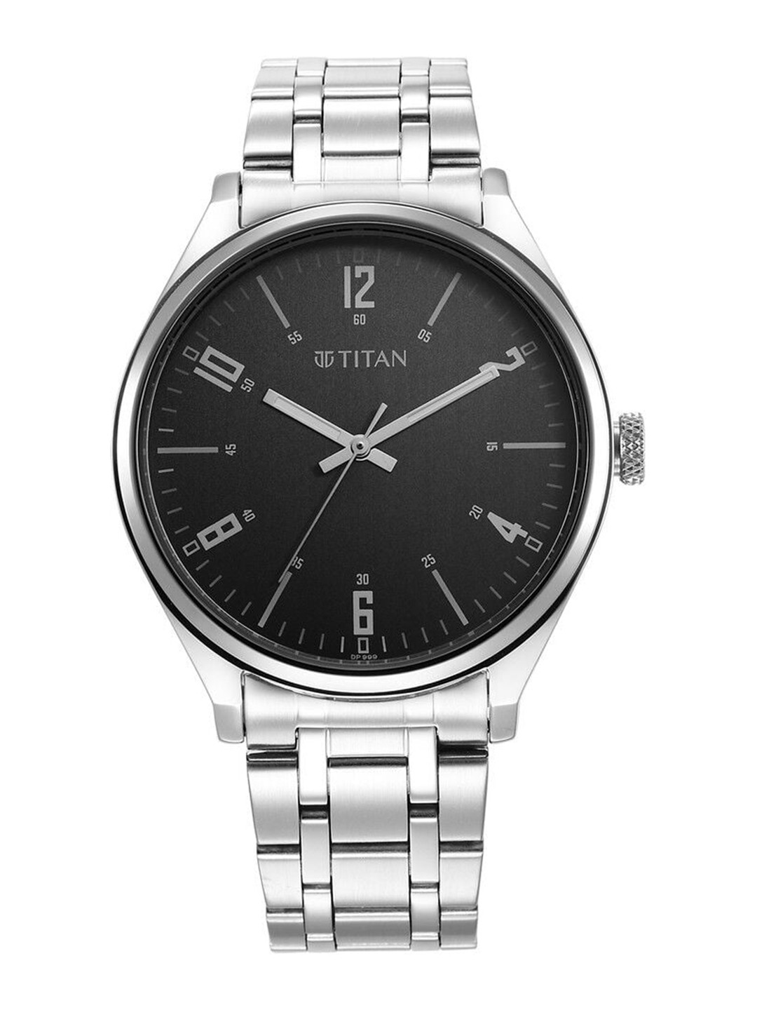 Buy Titan Men Stainless Steel Bracelet Style Straps Analogue Watch ...