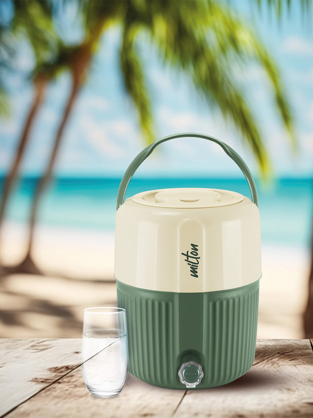 Buy Milton Kool Pristine 12 Green Insulated Plastic Water Jug 11 Litres ...