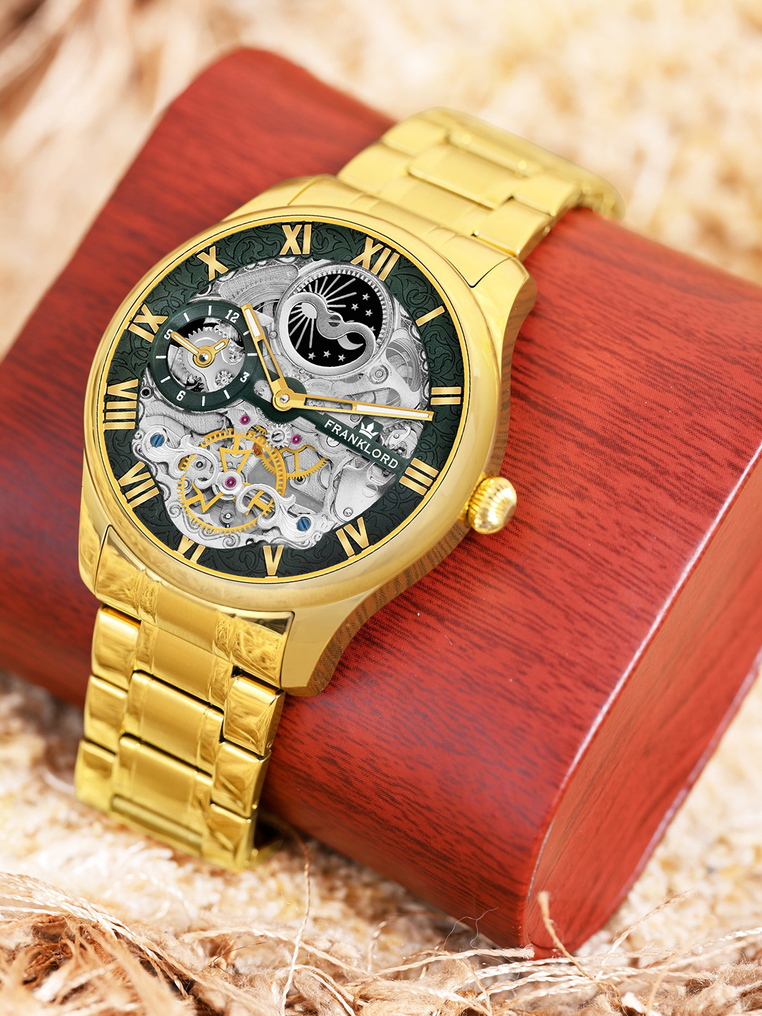 Buy Franklord ALEXANDER Men Bracelet Style Straps Analogue Automatic ...