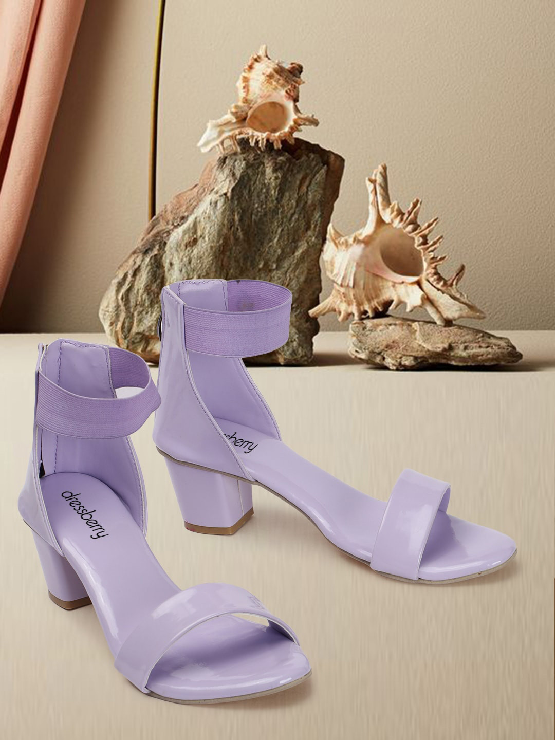 Buy DressBerry Purple High Top Block Heels - Heels for Women 27628304 ...