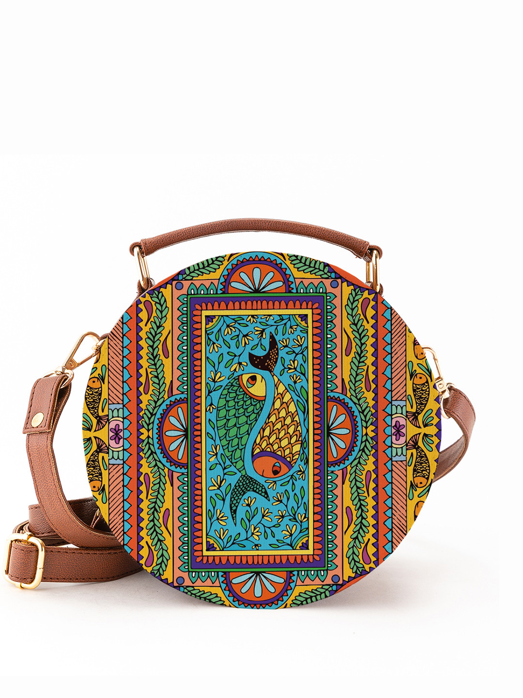 Buy Kalankit Graphic Printed Structured Sling Bag - Handbags for Women ...