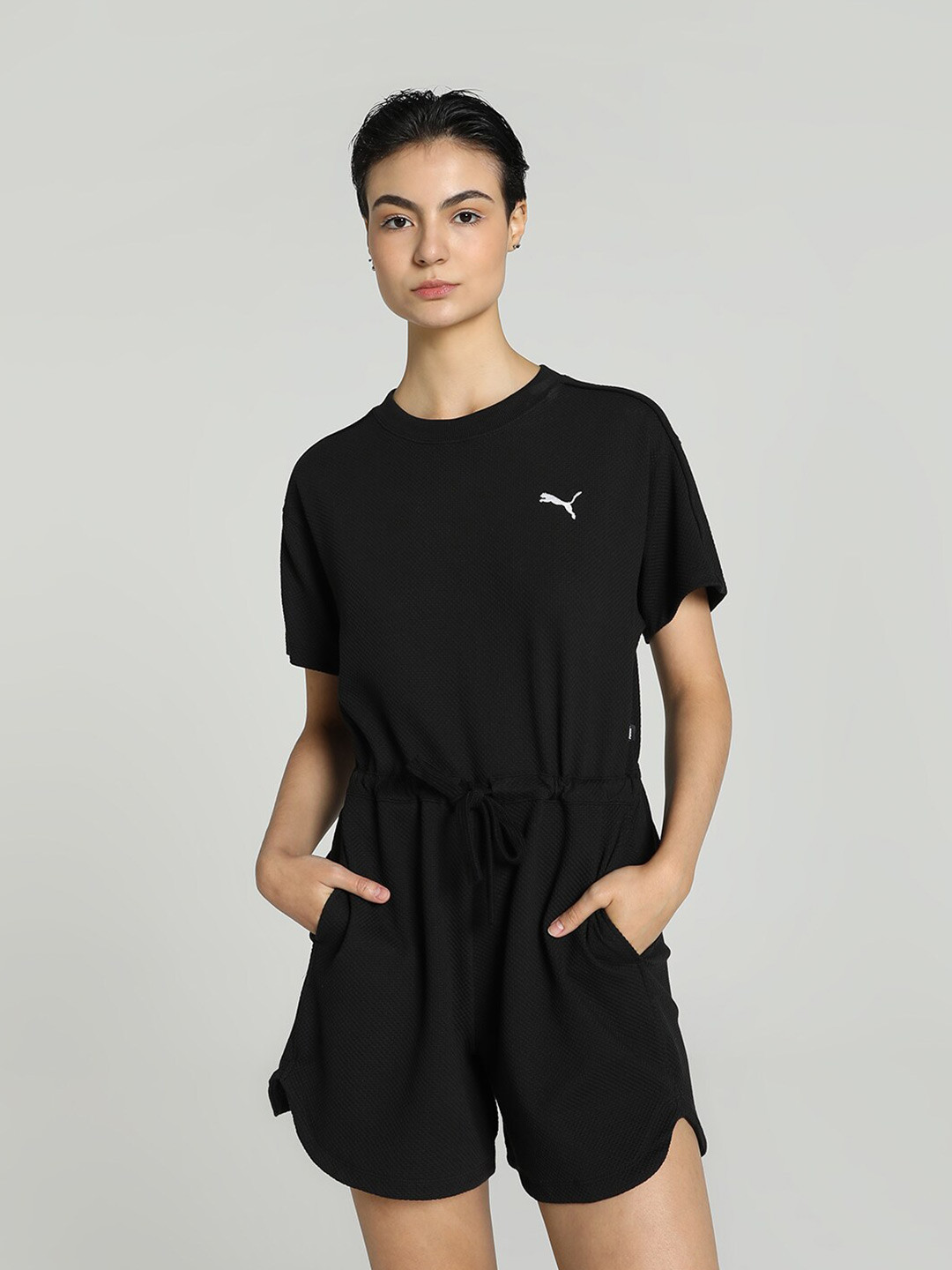 Buy Puma HER Cotton Short Jumpsuit - Jumpsuit for Women 27633804 | Myntra