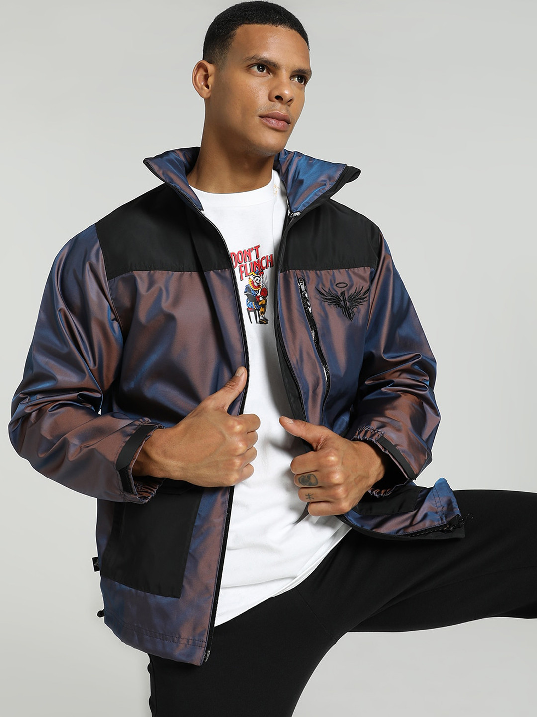 Buy Puma X LAMELO BALL IRIDESCENT Woven Colourblocked Basketball Jacket ...