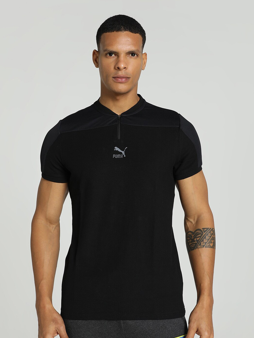 Buy Puma Overlay Slim Fit T Shirt - Tshirts for Men 27634698 | Myntra