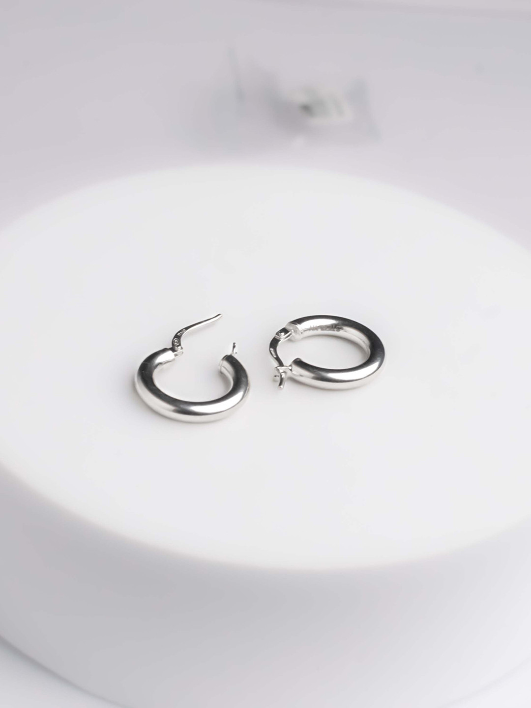Buy STERLYN Silver Plated 925 Sterling Silver Hoop Earrings - Earrings ...