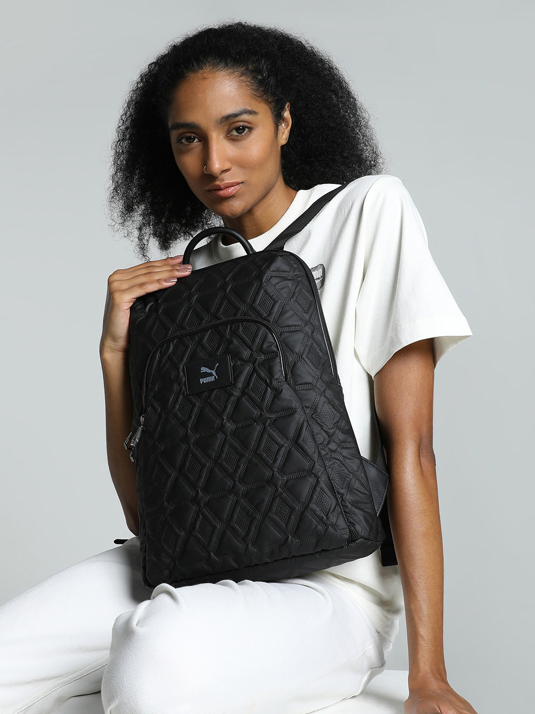 Buy Puma Women Classics Archive Textured Backpack - Backpacks for Women ...