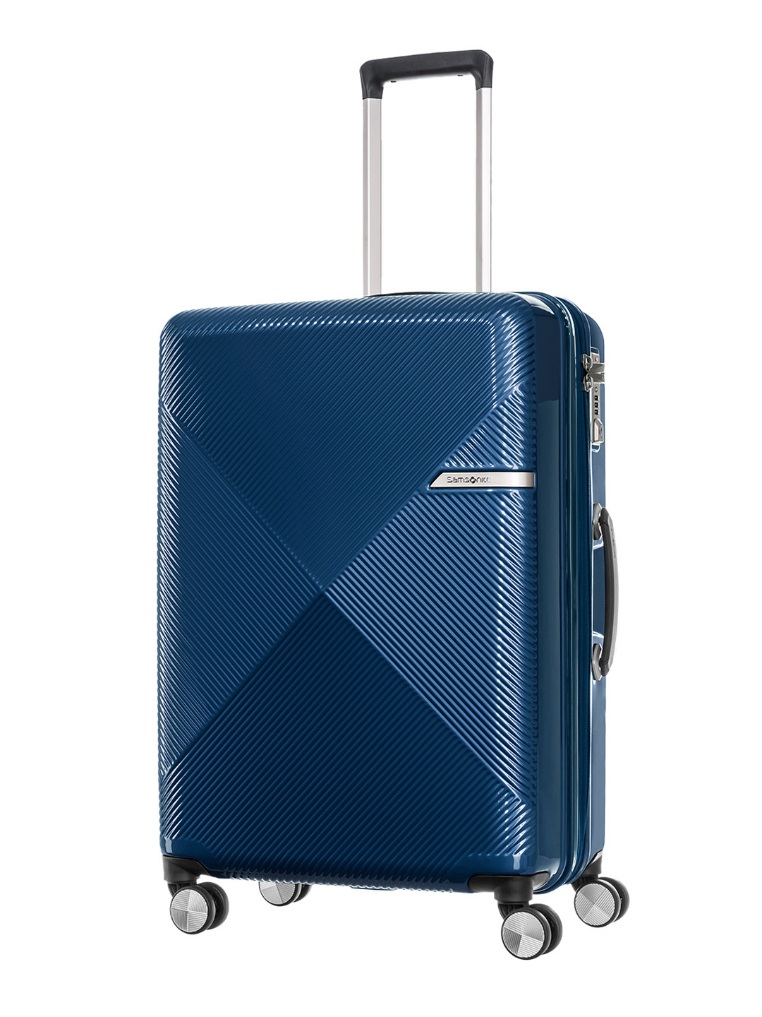 Buy Samsonite Volant Textured Hard Sided Medium Trolley Bag - Trolley ...